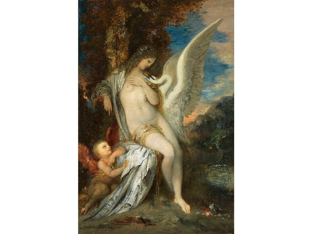 LEDA MIT DEM SCHWAN, UM 1875 by Gustave Moreau on artnet
