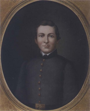 William J. Behan as a Confederate soldier by American School-Louisiana ...