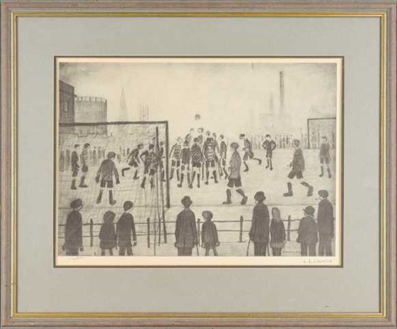 The Football Match by L.S. Lowry on artnet