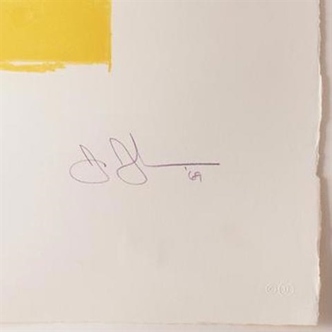 Figure 1, ur Color numeral series by Jasper Johns on artnet