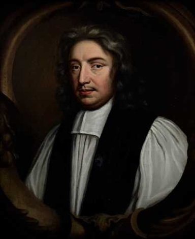 Portrait of John Wilkins 1614-1672, Bishop of Chester and a founding ...