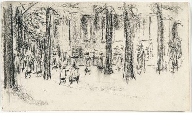 Rectoverso School route in Laren Two farmers in the fields by Max Liebermann on artnet