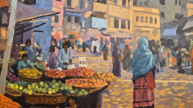 Indian Market by Annabel Gosling on artnet