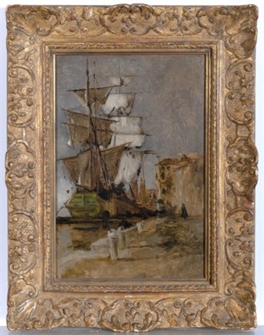 Venetian Sailing Vessel by John Henry Twachtman on artnet