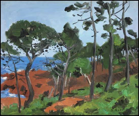 The Beach Near Agay by William Goodridge Roberts on artnet