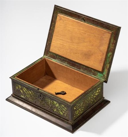 Tiffany Studios Pine Needle Cigar Humidor by Tiffany Studios on artnet