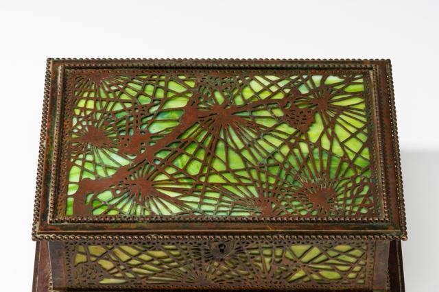 Tiffany Studios Pine Needle Cigar Humidor by Tiffany Studios on artnet