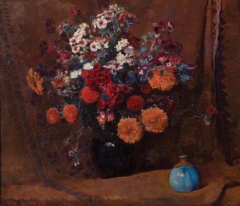 Still life with flowers by Frans David Oerder on artnet