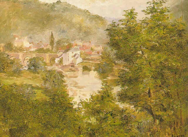 The bridge at Grez by John Lavery on artnet