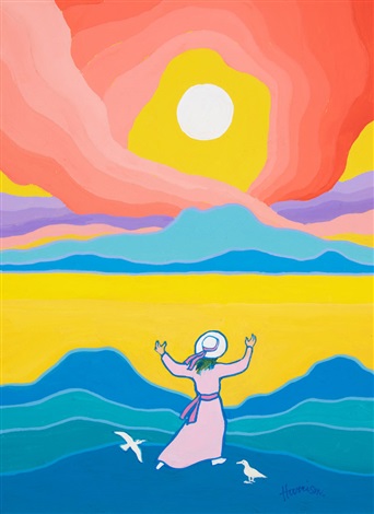 The Poet Greets the Sun by Ted Harrison on artnet