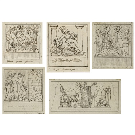 The Pythian Games - Building of Thebes - Orestes killing his mother ...