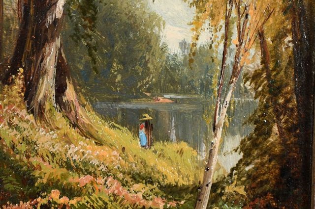 Figure Under a Tree by Aaron Draper Shattuck on artnet