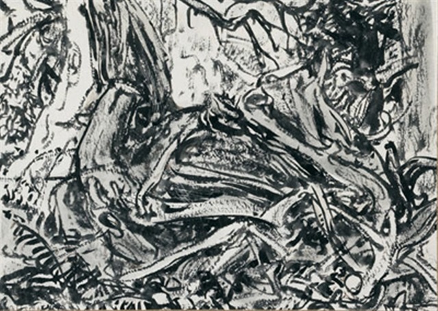 Tangled underbrush and tree roots by Arthur Lismer on artnet