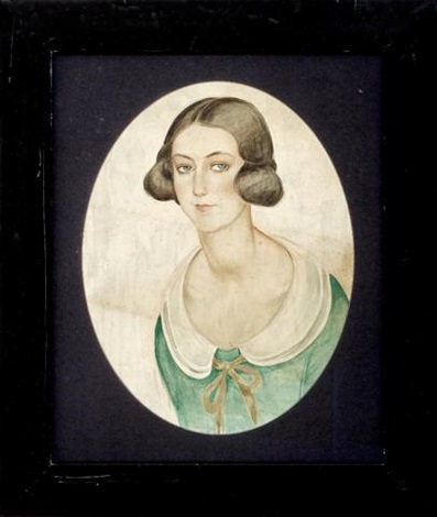 Female portrait by Gerda Wegener on artnet