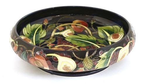 A Moorcroft Queens Choice bowl by Emma Bossons on artnet