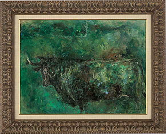 Cretan cattle クレタの牛 by Hisashi Suda on artnet