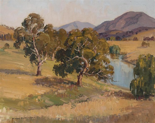 Landscape River by James Ranalph Jackson on artnet