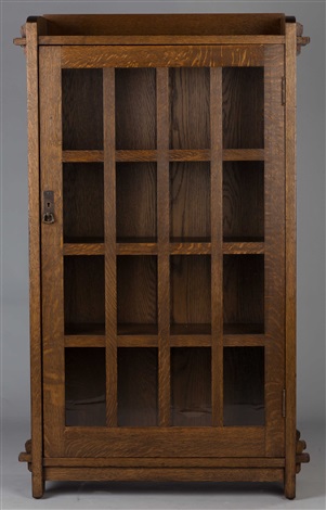 Gustav Stickley Single Door Bookcase by Gustav Stickley on artnet