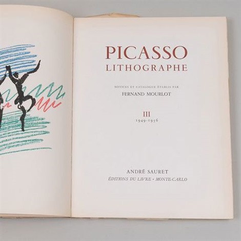 Andre Sauret, Picasso Lithographe Vol. II, III, and IV by Pablo Picasso ...