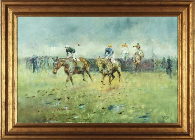 Point to Point in Rain by Michael Lyne on artnet