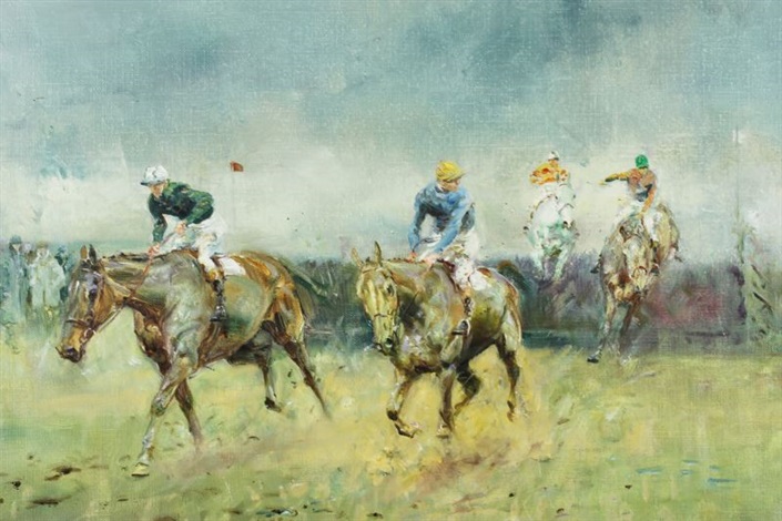 Point to Point in Rain by Michael Lyne on artnet