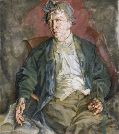 Portrait Ferruccio Busoni by Max (Mopp) Oppenheimer on artnet