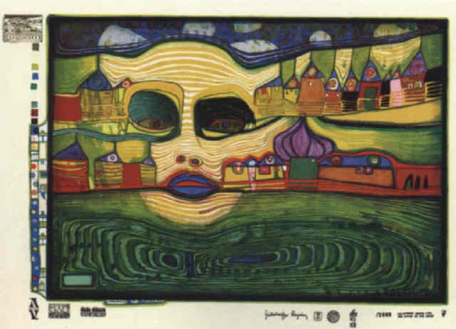 Irinaland über dem Balkan, pl.7 by Friedensreich Hundertwasser on artnet