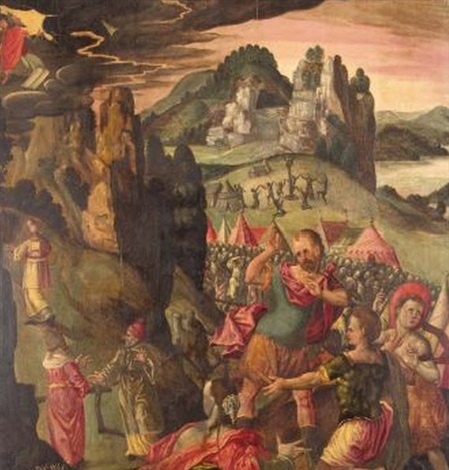Moses empfängt die Gesetzestafeln by Dietrich Wedermeier on artnet