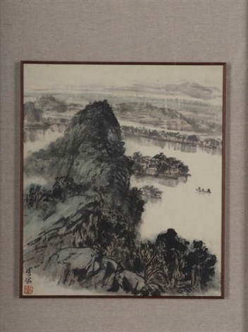湖光春色 by Luo Ming on artnet