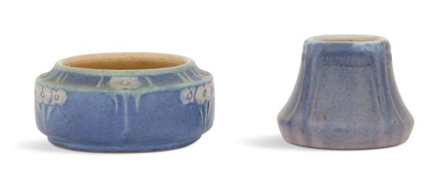 Begonia Small Shallow Bowl and Abstract Design Inkwell by Sadie Agnes ...