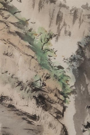 山涧小溪 by Luo Ming on artnet