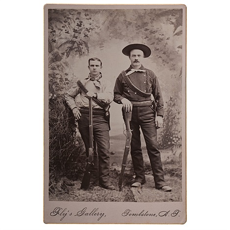 Simpson E. Stilwell, aka Comanche Jack, posed beside an unidentified ...