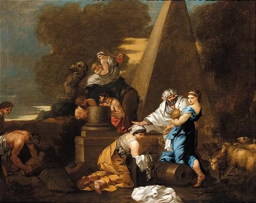 Jacob burying the idols by Sébastien Bourdon on artnet