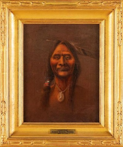 Indian Chief by Edgar Samuel Paxson on artnet