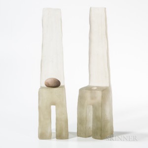 Naomi Shioya Natural Art Glass Sculpture by Nobi (Fura S.) Shioya on artnet