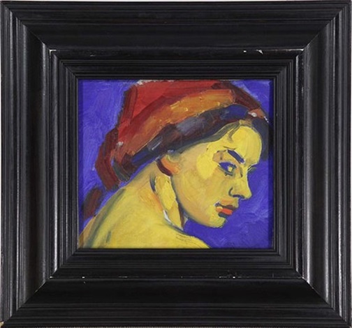 Frauenkopf by August Ludwig Schmitt on artnet