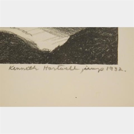 Subway lithograph by George Kenneth Hartwell on artnet