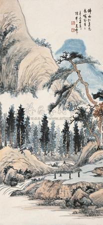 山水 Landscape by Chen Banding on artnet