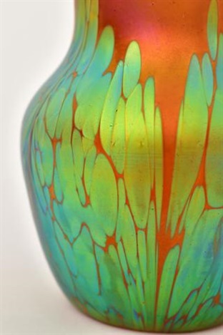 Loetz Phanomen Art Glass Vase by Johann Lötz Witwe (Co.) on artnet
