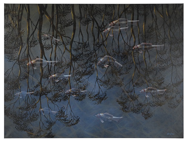 24 HOURS BY THE BILLABONG LATE MORNING by Lin Onus on artnet