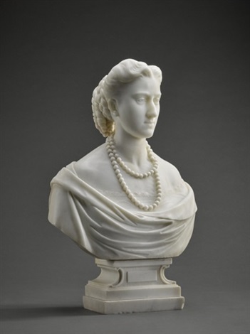 Bust of Marie of Hohenzollern-Sigmaringen 1845-1912 by Louis Samain on ...
