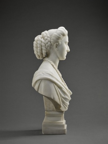 Bust of Marie of Hohenzollern-Sigmaringen 1845-1912 by Louis Samain on ...