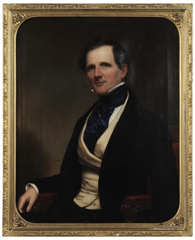 Portrait of Francis Tryon, son of Josiah Tryon, a major figure in New ...