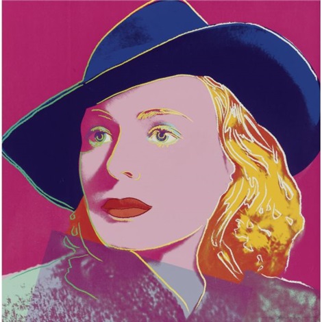 Ingrid Bergman With hat by Andy Warhol on artnet