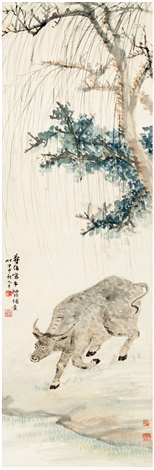 春牛图 by Tao Shoubo and Lu Yifei on artnet