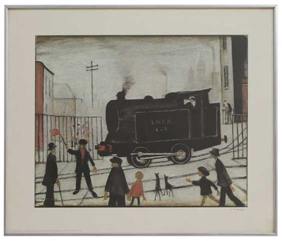 The Level Crossing by L.S. Lowry on artnet