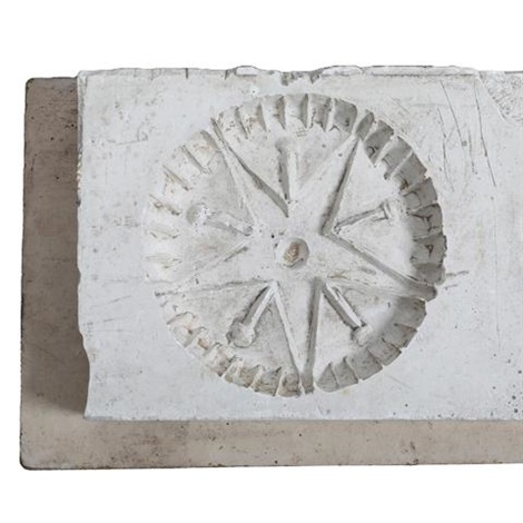 A plaster template from the decoration of the high school in Tørring by ...