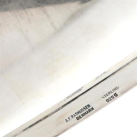 A pair of oval sterling silver serving dishes by A. F. Rasmussen on artnet