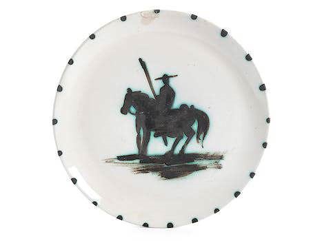 TELLER MIT DON QUIJOTE by Pablo Picasso on artnet