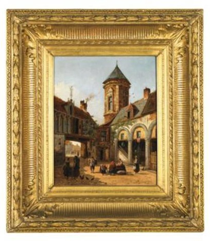 Old Castle of the Cardinal of Granvelle 1517-1586 in Brussels, Chaussée ...